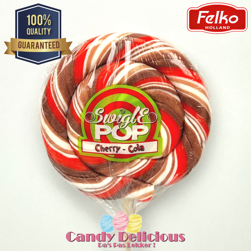 Swigle Pop Cherry Cola 125gr | Candy Delicious