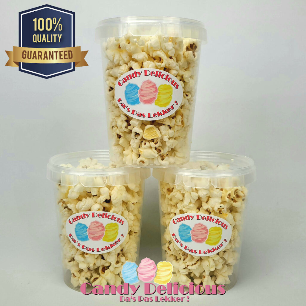 Popcorn Zout 0,5 Liter | Candy Delicious