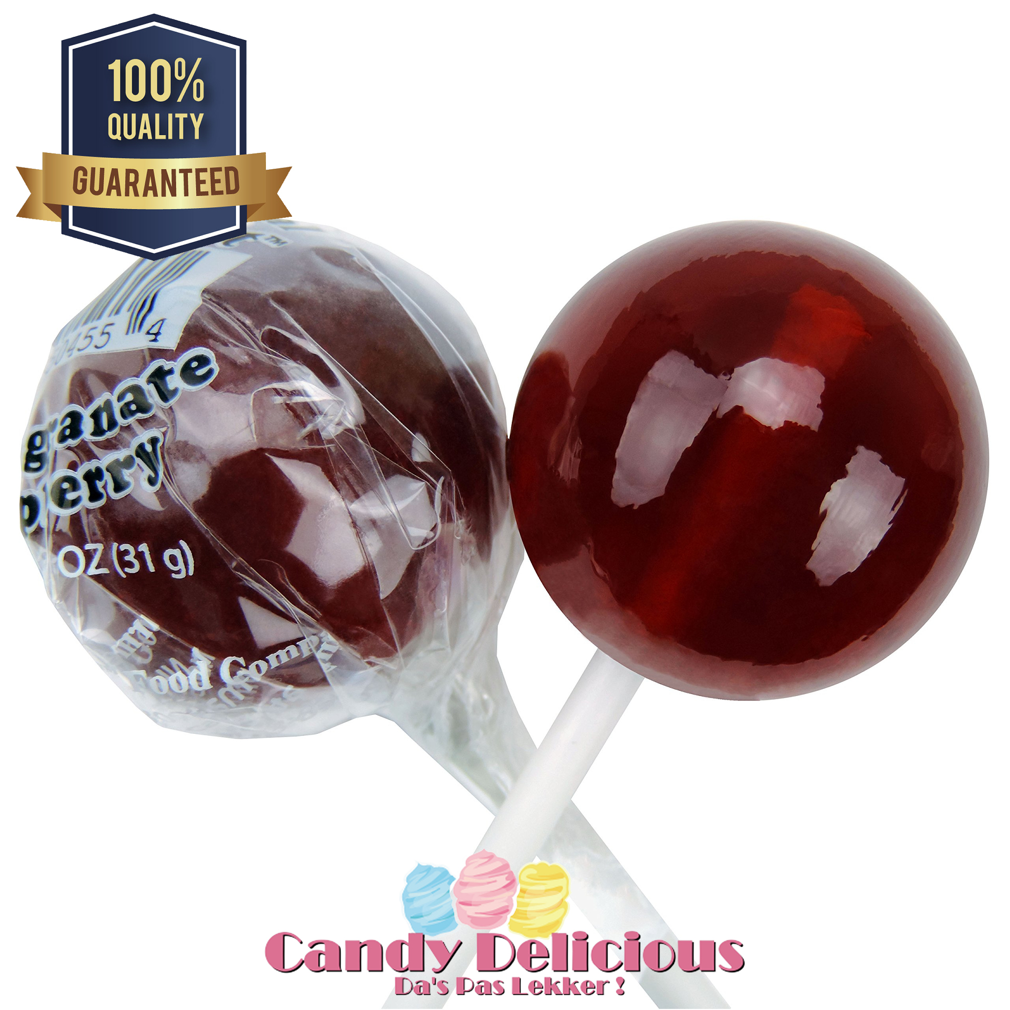 Original Gourmet Lollipop Pomgranate Raspberry | Candy Delicious
